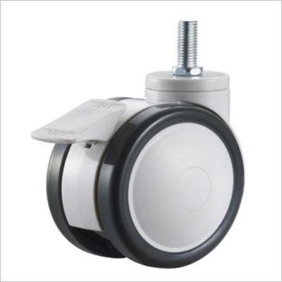 China medical caster locking wheels polyurethane casters medical supply 4 inch for sale