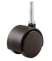 China 50mm grip pin stem furniture castor wheel for sale