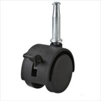 China 50mm grip pin stem furniture castor wheel for sale