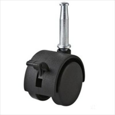 China 50mm grip pin stem furniture castor wheel for sale