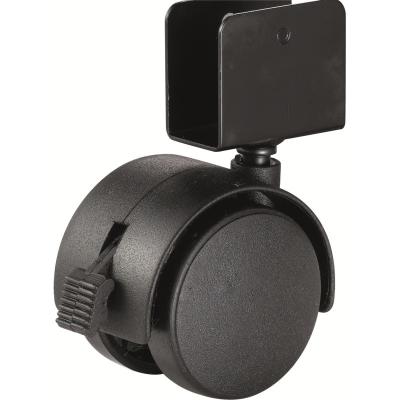China 50mm nylon U furniture castor wheel for sale