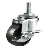 China locking wheels cast iron wheels furniture casters 3 in for sale