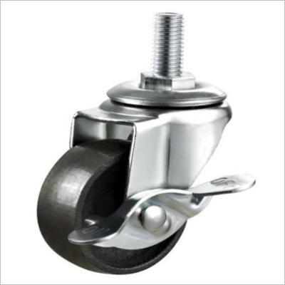 China locking wheels cast iron wheels furniture casters 3 in for sale