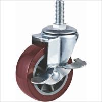 China small caster PU wheels 1.5 inch for sale