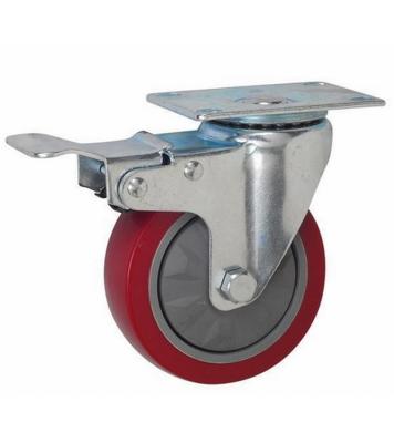 China 5 inch plastic casters PVC wheels for sale