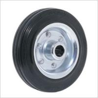 China 3'' swivel casters industrial trolley wheels rubber casters 75mm for sale