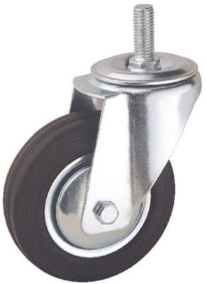 China 4 inch roller ball caster industrial rubber casters stem casters for sale