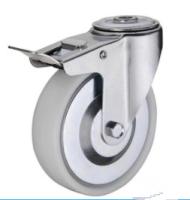 China 8 inch nylon wheels with bearings for sale