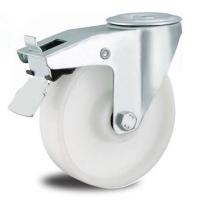 China 8 inch nylon wheels with bearings for sale