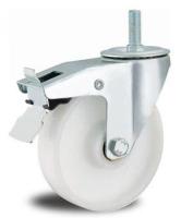 China 6 inch threaded stem PP caster for sale