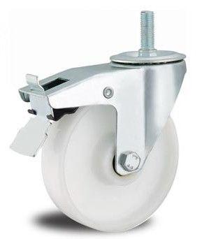 China 6 inch threaded stem PP caster for sale