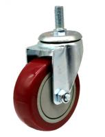China 75mm stem casters and wheels for sale