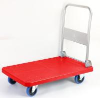 China 300kg hand cart platform truck flatbed trolley for sale