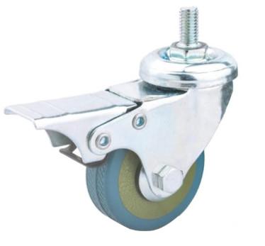 China threaded stem casters with brakes bolt casters for table tennis table 2in for sale
