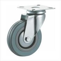 China hardwood floor swivel caster  rubber caster wheels furniture wheels 2 in for sale
