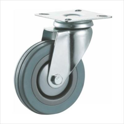 China hardwood floor swivel caster  rubber caster wheels furniture wheels 2 in for sale