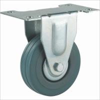 China rubber caster wheels wooden floor  small caster manufacturer 5 in for sale