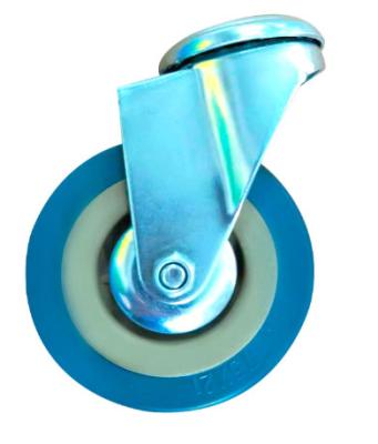 China Bolt hole casters apparatus castor plastic caster furniture wheels for sale