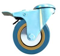 China hollow kingpin caster industrial wheels bolt hole caster furniture castors for sale