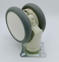 China TPR medical twin wheel caster 5 inch for sale