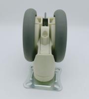 China TPR medical twin wheel caster 5 inch for sale