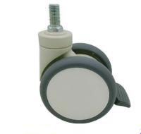 China locking wheels pin caster rubber caster hospital bed wheel 120mm for sale