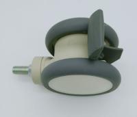 China locking wheels pin caster rubber caster hospital bed wheel 120mm for sale