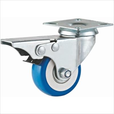 China locking wheels small caster plastic caster manufacturer 2 in for sale