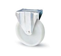 China 4 inch  trolley wheels  white nylon casters industrial castors 300lbs for sale