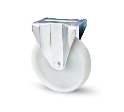 China 4 inch  trolley wheels  white nylon casters industrial castors 300lbs for sale