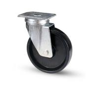 China 4 Inch black nylon Industrial Trolley Wheels swivel casters 300lbs for sale