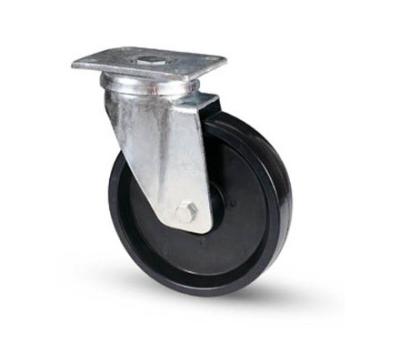 China 4 Inch black nylon Industrial Trolley Wheels swivel casters 300lbs for sale