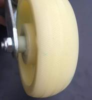 China 8 inch scaffold castors hard casters nylon caster wheels 270kgs for sale
