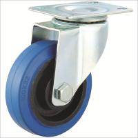 China 3 Inch Rubber Caster swivel wheels for hardwood floor for sale
