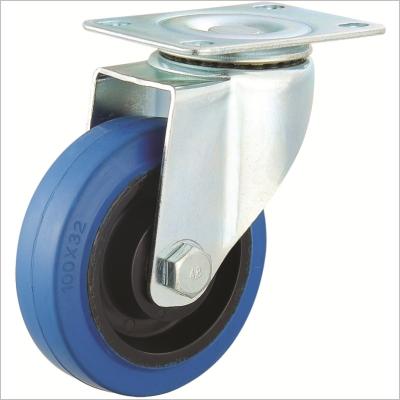 China 3 Inch Rubber Caster swivel wheels for hardwood floor for sale