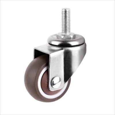 China small furniture rubber caster soft TPR wheels 1.5 inch for sale