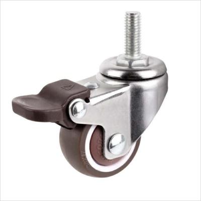 China small tiny soft rubber wheels for medical furniture for sale