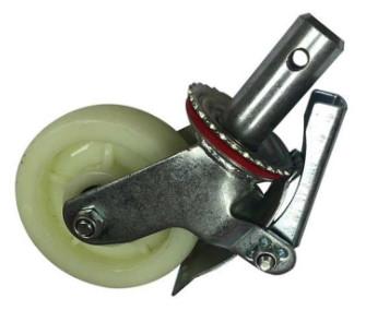 China 6 Inch Scaffold Castor Wheels H Frame Scaffolding PP Caster 270kgs for sale