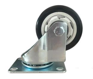 China 3 inch swivel casters  urethane casters  plastic wheels zinc plated for sale