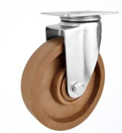 China 5 Inch Bakery Rack Wheels High Tempreture Caster Phenolic Wheel for sale