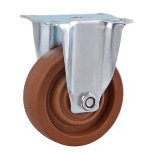 China 5 Inch High Temperature Castors Phenolic Wheel Fixed Castors for sale