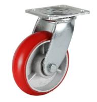 China 4 Inch Heavy Duty Swivel Casters Iron Casters Urethane Casters for sale