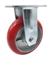 China 4 Inch Heavy Duty Casters Cast Iron Caster Wheels Pu Caster Wheel for sale