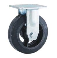 China 6 Inch Heavy Duty Caster Wheels Rubber Caster Iron Wheels for sale