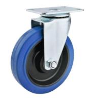 China 4 Inch Rubber Caster Wheels Swivel Casters Industrial Casters Hardwood Floor for sale