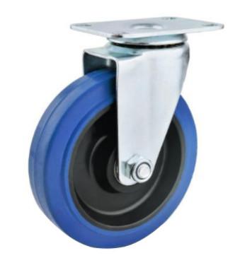 China 4 Inch Rubber Caster Wheels Swivel Casters Industrial Casters Hardwood Floor for sale