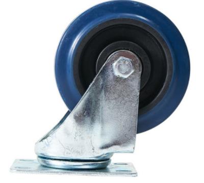 China 5 Inch Industrial Caster Wheel Rubber Castor Wheel Swivel Casters for sale