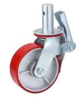 China 8 inch scaffolding wheel polyurethane wheels falsework in construction 270kgs for sale