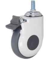 China beauty equipment TPR medical caster 75mm for sale