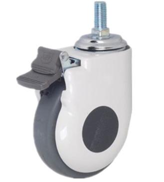 China beauty equipment TPR medical caster 75mm for sale